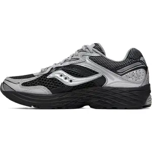 Saucony Progrid Omni 9 Mesh Sneakers - Black/silver