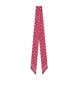Givenchy Bandana Bandeau In Silk - Pink