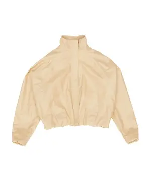Alaïa High-neck Leather Jacket