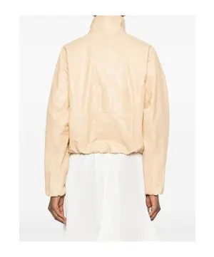Alaïa High-neck Leather Jacket