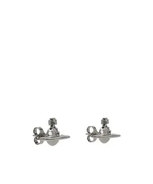 VIVIENNE WESTWOOD Solid Orb Logo Earrings