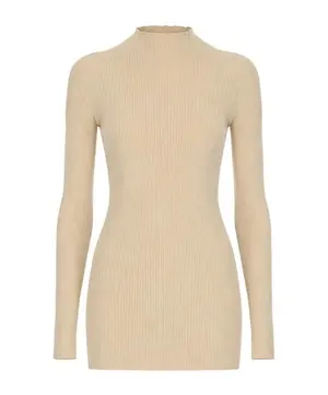 Rick Owens Ribbed-knit High-neck Sweater