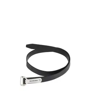 Balenciaga Bottle Opener D-ring Belt - Black