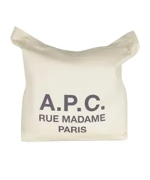 A.p.c. Madame 2.0 Logo Tote Bag - White