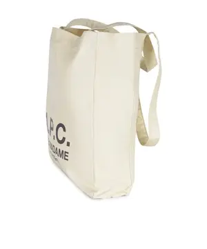 A.p.c. Madame 2.0 Logo Tote Bag - White