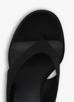 Alaïa Wedge Thong Sandals