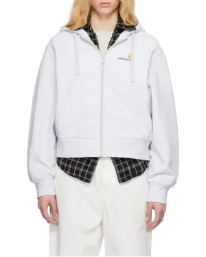 Carhartt Work In Progress American Script Zipped Hoodie