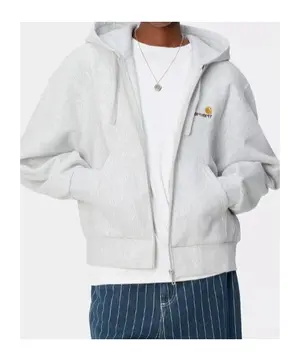 Carhartt Work In Progress American Script Zipped Hoodie