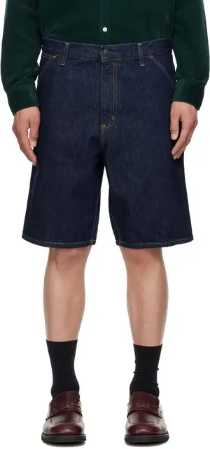 Carhartt Work In Progress Single Knee Denim Shorts