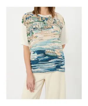 Max Mara Printed T-shirt