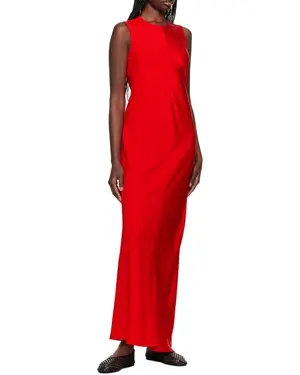 AMI Paris Long Straight Dress
