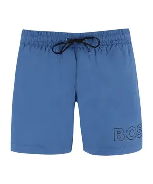 Hugo Boss Drawstring Swim Trunks - Blue