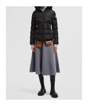 Moncler Avoce Short Down Jacket - Black
