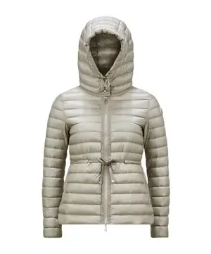 Moncler Raie Short Down Jacket - Light Gray