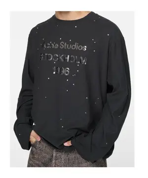Acne Studios Crewneck Long-sleeved T-shirt