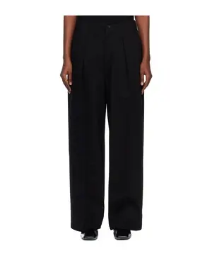 Issey Miyake Pleated Wide-leg Trousers