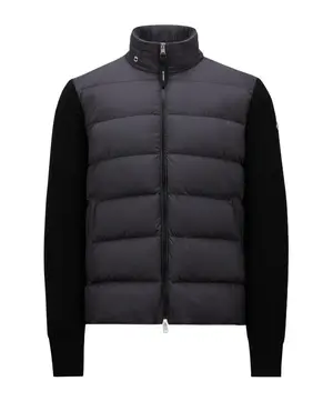 Moncler Logo Patch Padded Cardigan