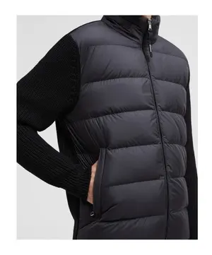 Moncler Logo Patch Padded Cardigan
