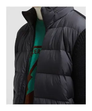 Moncler Logo Patch Padded Cardigan