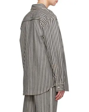 Bottega Veneta Striped Long-sleeved Shirt