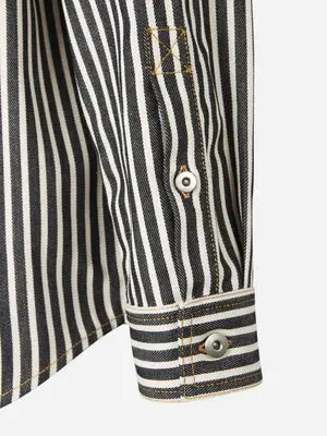 Bottega Veneta Striped Long-sleeved Shirt
