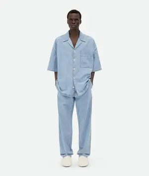 Bottega Veneta Light Bleached Denim Shirt