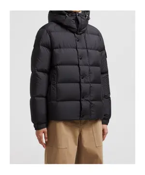 Moncler Maya 70 Hooded Short Puffer Jacket - Black