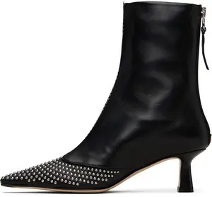 AeydĒ Sila Mini Stud Leather Boots