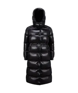 Moncler Cavettaz Hooded Long Padded Jacket