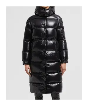 Moncler Cavettaz Hooded Long Padded Jacket