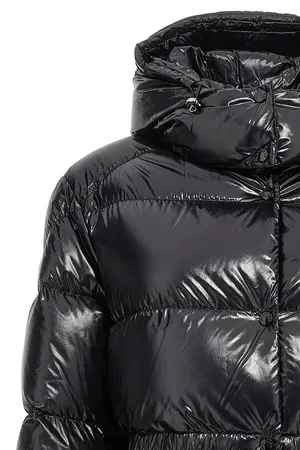 Moncler Cavettaz Hooded Long Padded Jacket