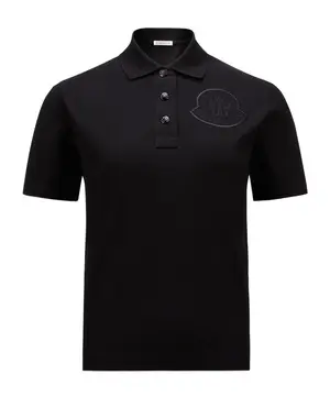 Moncler Embroidered Logo Polo Shirt