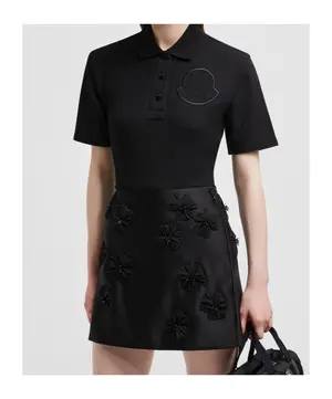 Moncler Embroidered Logo Polo Shirt