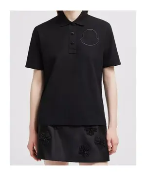 Moncler Embroidered Logo Polo Shirt