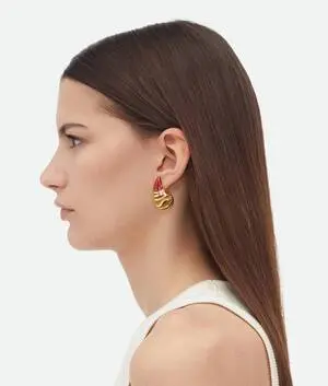 Bottega Veneta Drop Earrings - Yellow