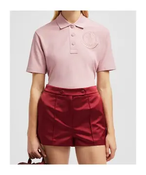 Moncler Embroidered Logo Polo Shirt