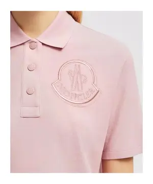 Moncler Embroidered Logo Polo Shirt