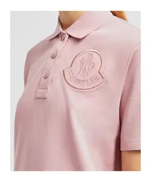 Moncler Embroidered Logo Polo Shirt