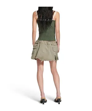Balenciaga Lace-detailed Patched Tank Top