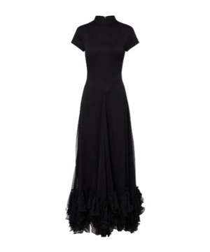 ROTATE BY BIRGER CHRISTENSEN Ruffled Maxi Dress