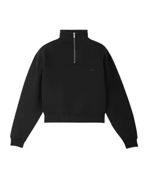 Jacquemus Grosgrain Zipped-rollneck Sweatshirt