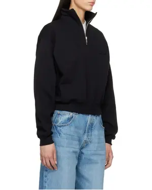 Jacquemus Grosgrain Zipped-rollneck Sweatshirt