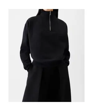 Jacquemus Grosgrain Zipped-rollneck Sweatshirt