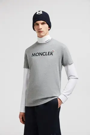 Moncler Logo Flocked T-shirt