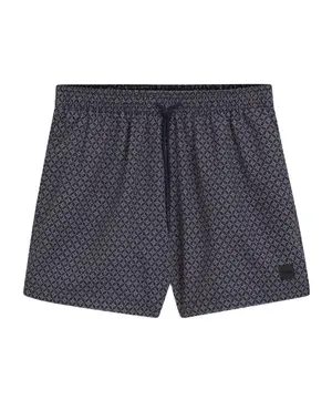 Hugo Boss Graphic-pattern Swim Shorts