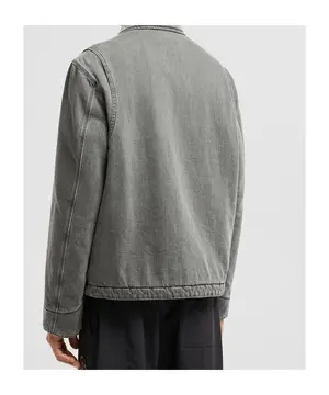 Moncler Acate Padded Denim Shirt Jacket