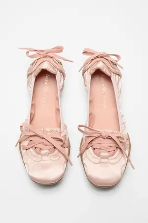 Acne Studios Round-toe Ballet Flats