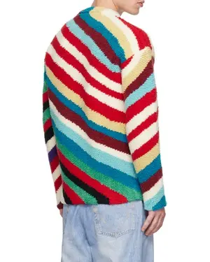 Bottega Veneta Striped Crewneck Jumper