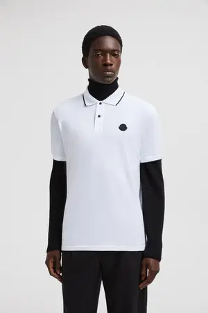 Moncler Logo Patch Short-sleeved Polo Shirt