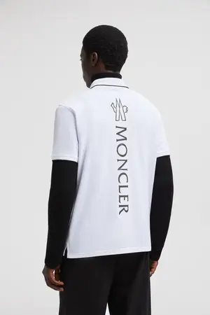 Moncler Logo Patch Short-sleeved Polo Shirt